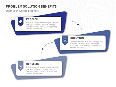 Animated Problem Solution Benefits Powerpoint Template