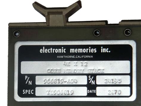 A Pdp 8 L Core Memory Module