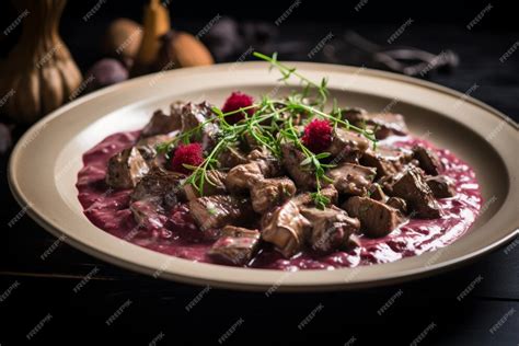 Beef Stroganoff With Roasted Beet Cubes Yummy Delicious Beef Stroganoff