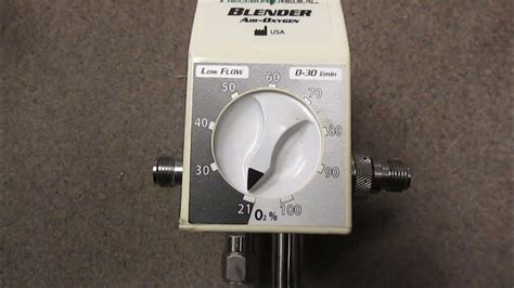 Precision Medical Blender Air Oxygen Pm5300 Youtube