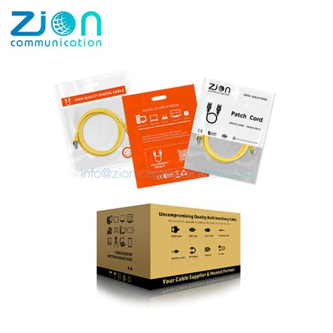 CAT U UTP RJ Patch Cord From China Manufacturer Zion Communication