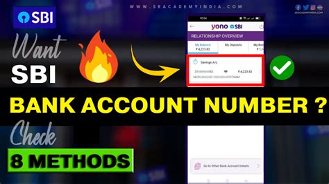 8 Easy Ways On How To Find Sbi Account Number Sr Academy India