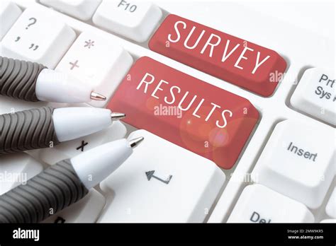 Text Caption Presenting Survey Results Business Overview Result Of Activity That Collects Or