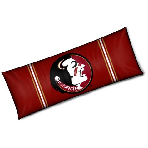 Florida State Fsu Seminoles Ncaa College 19 X 54 Body Pillow