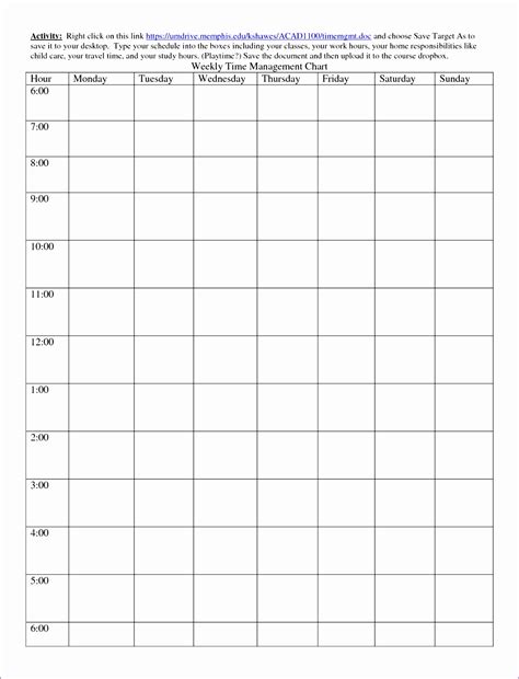 10 Excel Time Management Template Excel Templates