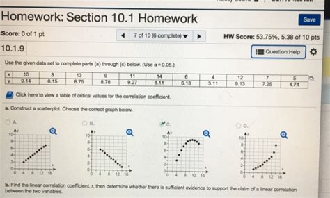 Solved Homework Section 10 1 Homework Score 0 Of 1 Pt