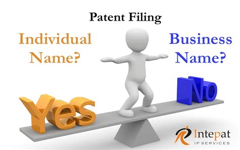 Patent Filing Patent Application Individual Or Business Name