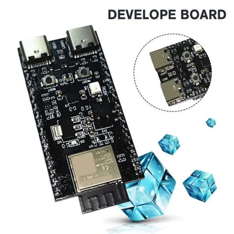 PER ESP32 H2 DEVKITM 1 N4 ESP32 H2 Scheda Di Sviluppo WiFi I4P1 Wireless K1Z0 EUR 12 13