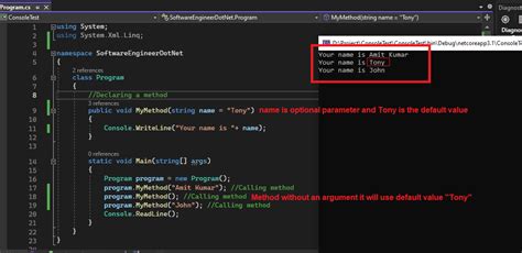 Methods Or Functions In C Dot Net Labs