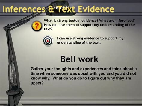 ppt inferences and text evidence powerpoint presentation free download id 9506807