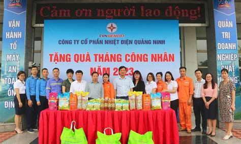 Công ty CP Nhiệt điện Quảng Ninh Nhiều hoạt động thiết thực hưởng ứng Tháng công nhân và Tháng