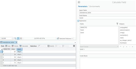 Python Parser Field Calculator Extract Single Cell Based On Its Objectid Geographic