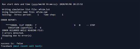 Create A New Ims Package From A Loaded Mf6 Model · Issue 870
