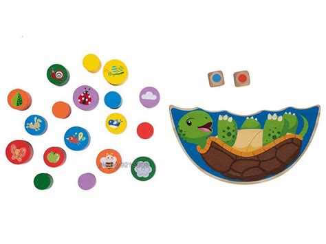 НОВИ Дървена игра за баланс Костенурка Играчки Русе Всяко дете обича предисвикателств