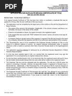Virginia Title Application Instructions Pdf Lien Department Of