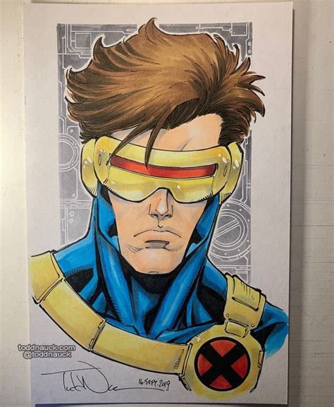 Cyclops By Todd Nauck Marvel Art Drawings Drawing Superheroes Comic Art Sketch