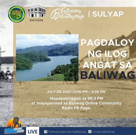 Ano Ba Ang Kaugnayan Ng Ilog Angat O Museo Ng Baliwag Facebook