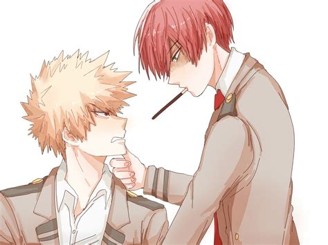 Todoroki Shouto X Katsuki Bakugou Boku No Hero Academia Namorados
