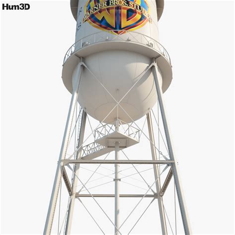 Warner Bros Water Tower 3d Model Download Infrastructure Buildings