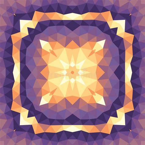 Abstract Geometric Background Seamless Pattern Design Mosaic Decorative Structure Vector