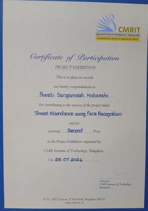 Facerecognition Aiproject Python Opencv Smartattendance Cmrit Techforgood Innovation