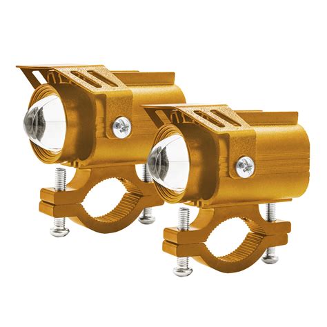 Paquete De 2 Focos Para Motocicleta De 60 W Luces De Conducción Led