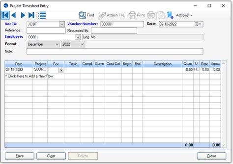 Project Timesheet Entry My WordPress