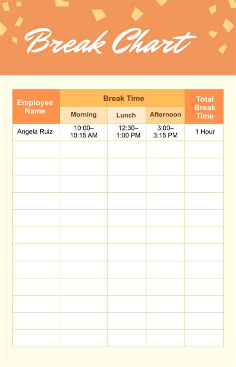 Free Break Templates To Edit Online