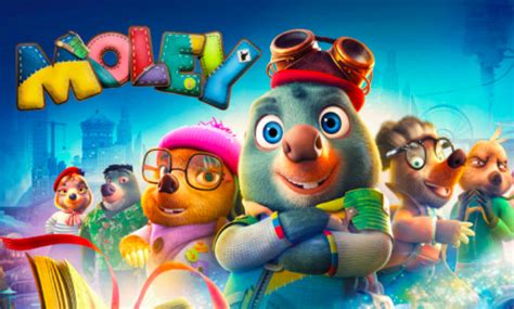 Two Daughters Ent S Moley Digs Up A New Home On Peacock In The U S Animation Magazine