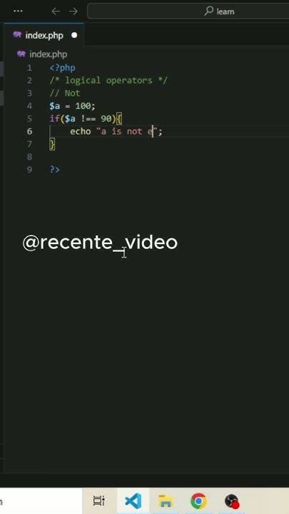 php tutorial understanding and using the not logical operator youtube