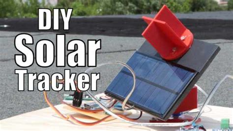 DIY Miniature Solar Tracker Using Arduino Tech Projects