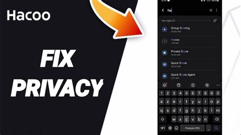 how to fix privacy on hacoo app 2025 youtube