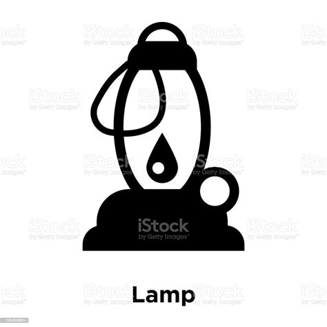 램프 아이콘 벡터 흰색 배경에 고립 된 램프의 로고 개념에 투명 한 배경 검은 가득 기호 서명 0명에 대한 스톡 벡터 아트 및 기타 이미지 Istock