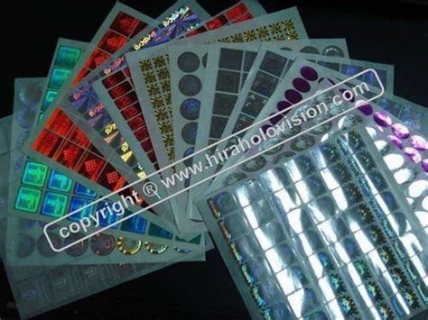 Custom Made Highest Level Security Label Packaging Type Standard At