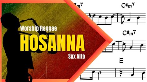 Hosanna Partitura Sax Alto Reggae Worship Youtube