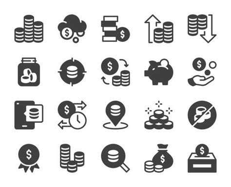 1200 Increase Decrease Arrow Symbol Set Icon Business Concept Stock