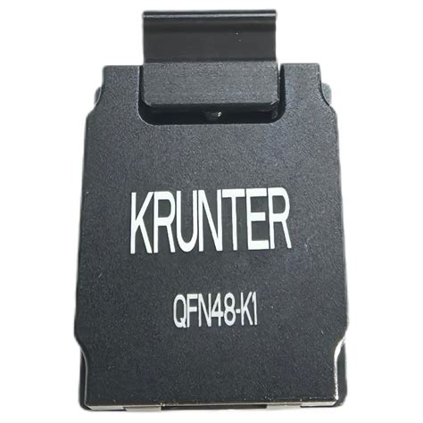 Aluminium Bga Test Socket Housing Durable Qfn48 K1 Fabricated Metal Products Custom Made Cnc 5