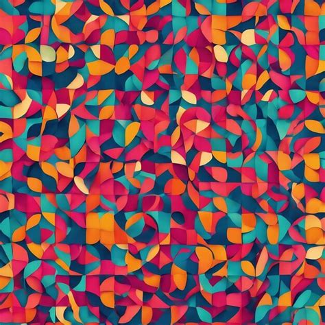 Premium Photo Seamless Repeatable Abstract Geometric Pattern
