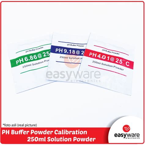 Ph Buffer Powder Calibration Ph Calibration Powder 250ml Shopee Philippines