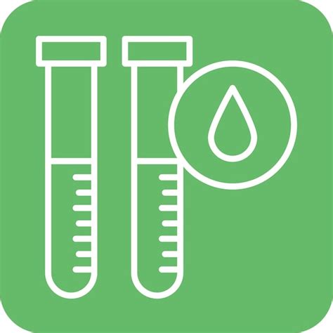 Premium Vector Blood Test Vector Illustration Style