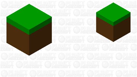 Allay Head Lazy Graphics Grass Block Model Minecraft Mob Skin