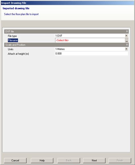 Importing DXF