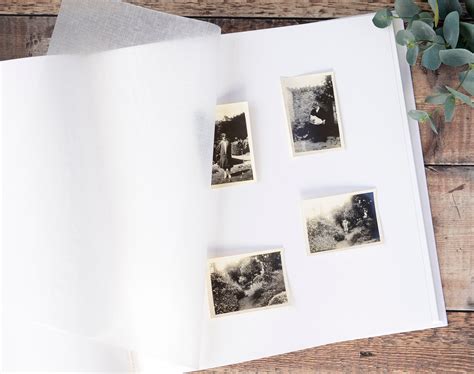 Extra Large Traditional Book Bound Photograph Album With Opaque