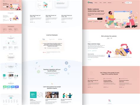 Trialog Saas Landing Page Sketch Freebie Download Free Resource For