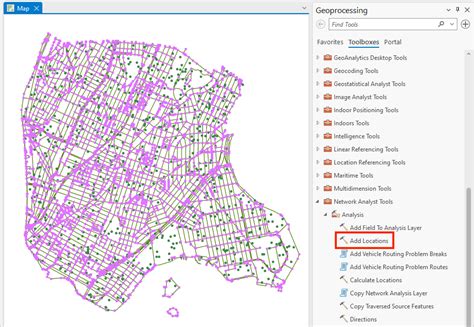 Adding Locations To A Network Analysis Layer — Mapping 101