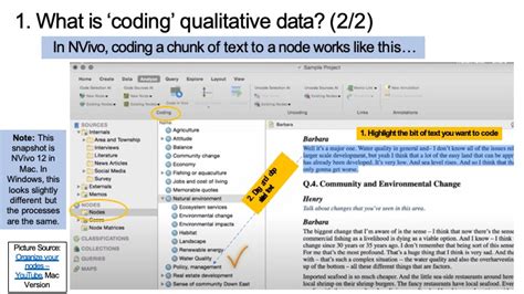 Coding In Nvivo Working With Interview And Focus Group Data