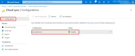 Installation And Configuration Azure Active Directory Cloud Sync Cloudcoffeech