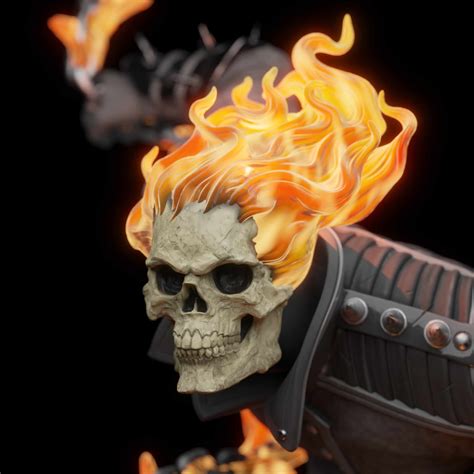 Ghost Rider Statue Zbrushcentral
