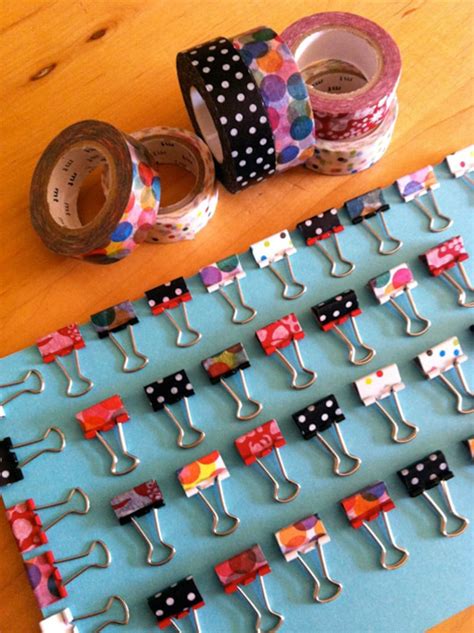 20 Projets Diy Faciles à Réaliser Avec Du Washi Tape