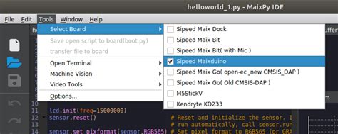 Начало работы с платой Maixduino на базе Sipeed M1 и Grove Ai Hat для Raspberry Pi — Cnxsoft